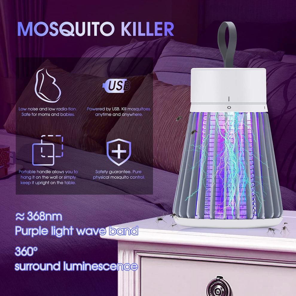 🔥Summer Promotion 49% OFF -🦟USB/Rechargeable Mosquito & Fly Trap Lamp ...