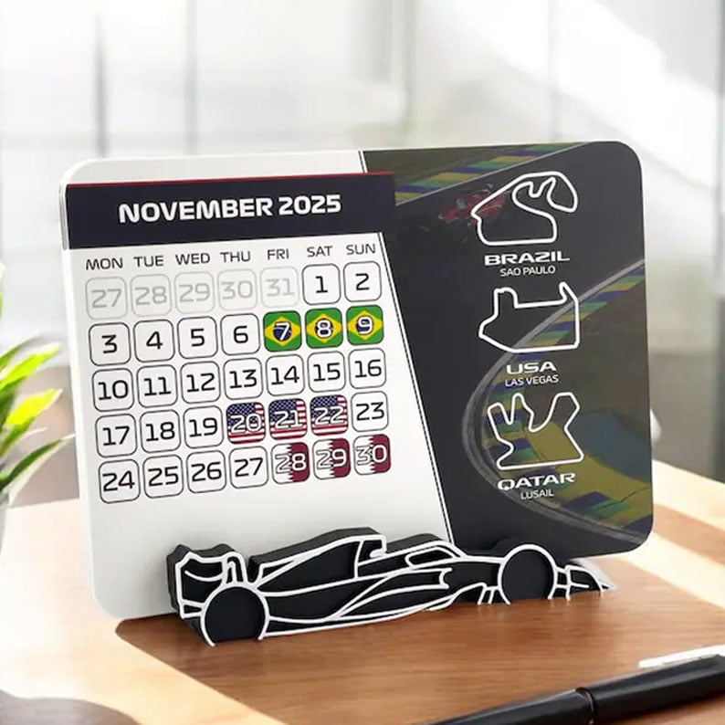🎅Christmas Gift idea 49%OFF -🎁2025 Racing Calendar – modamissy
