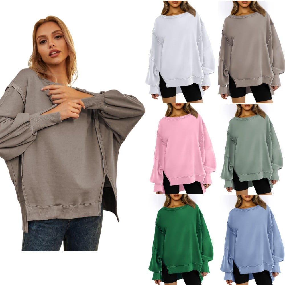 🔥Last Day Special Price £15.99!!🍂Oversized Crewneck Sweatshirts – modamissy