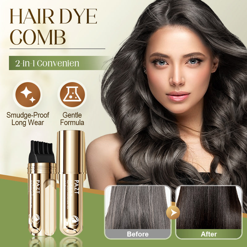 🔥NEW YEAR SALE-BUY 1 GET 1 FREE!!⚡50K+ SOLD! 2-IN-1 HAIR DYE COMB ...
